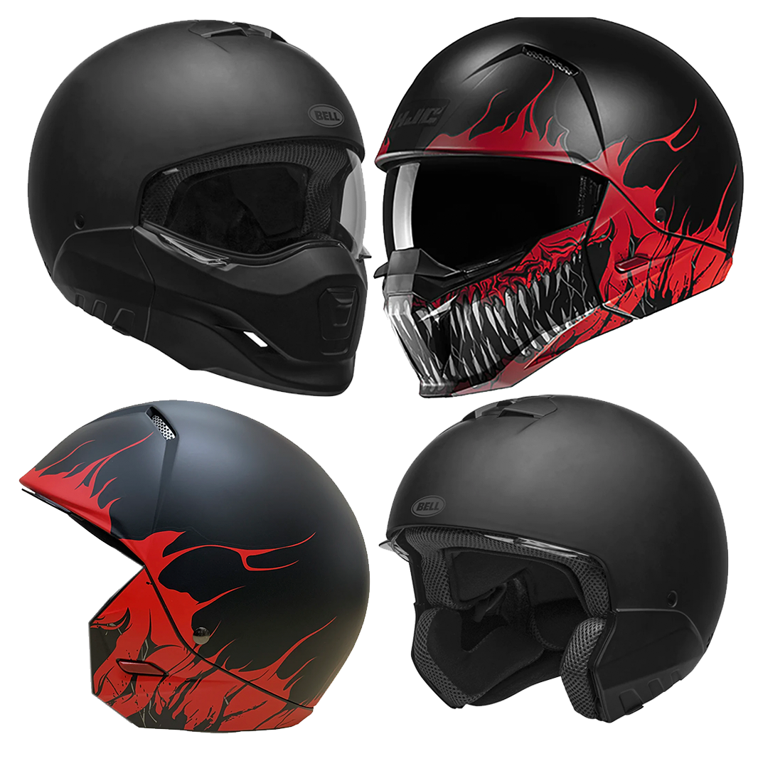 Convertible Full/Open Face Helmets | Fat Skeleton UK