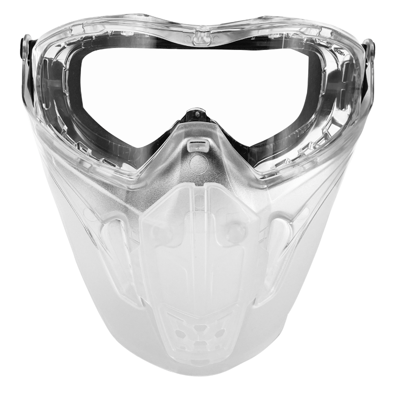 Cyborg Urban Mask & Goggles for Open Face Helmet– Fat Skeleton UK