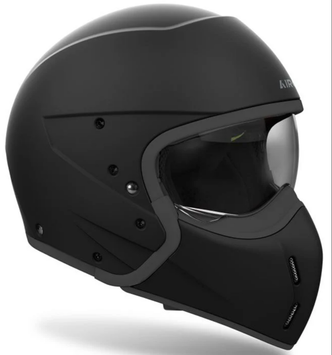 Airoh J110 Matt Black Full / Open Face Helmet– Fat Skeleton UK