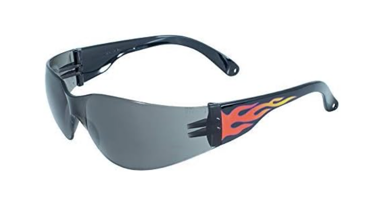 Global Vision 'Rider' Flame Arms Retro Style Biker Wraps | Fat Skeleton UK