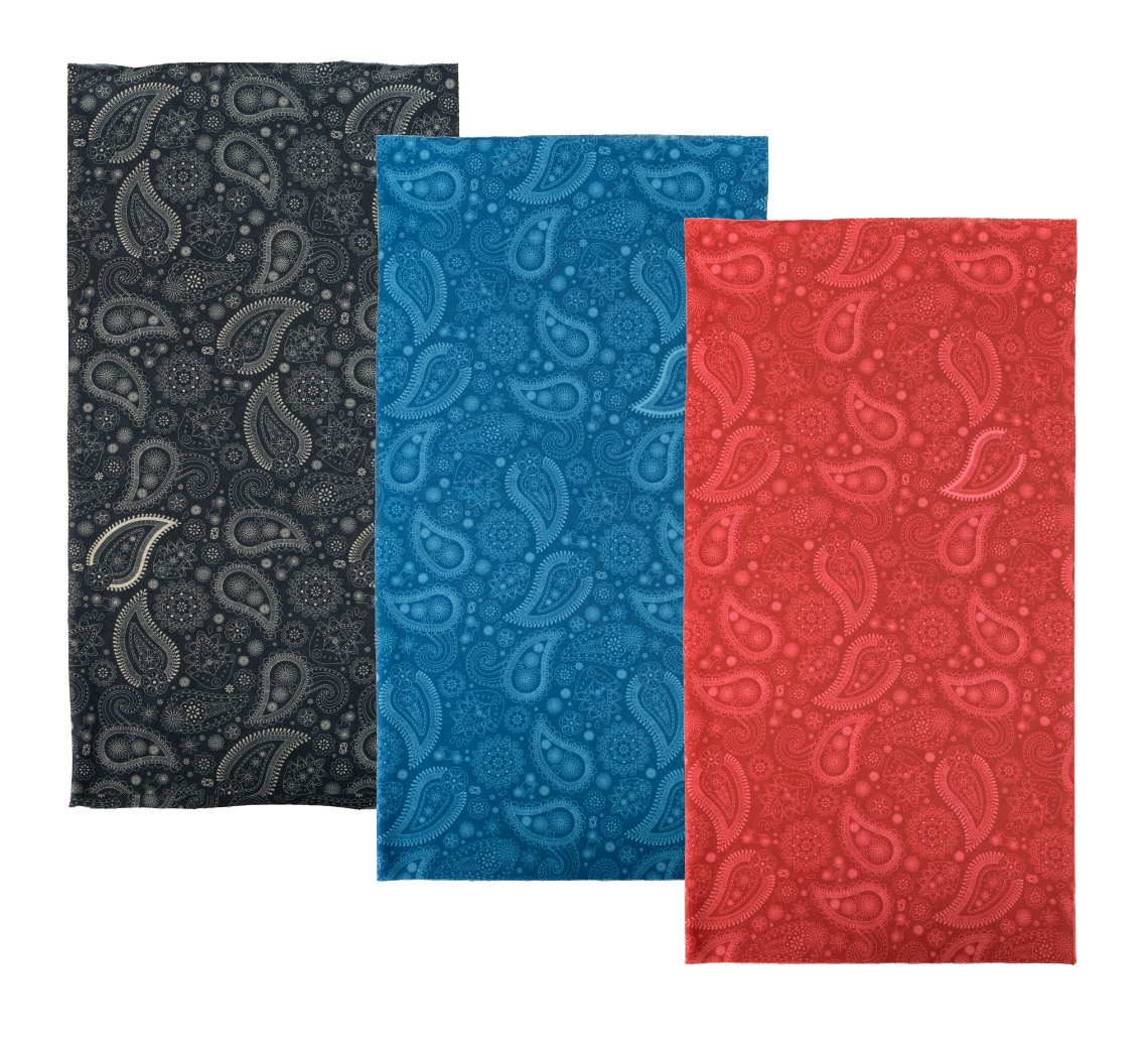 Oxford 'Comfy' Neck Tubes - 3 pack - Paisley– Fat Skeleton UK