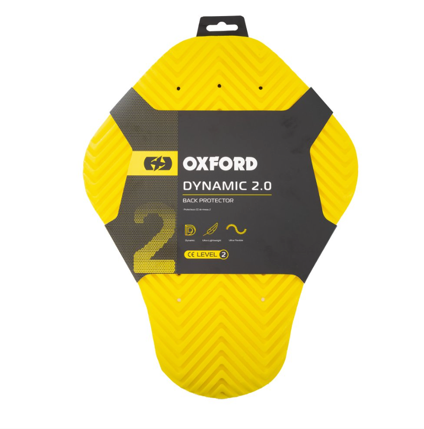 CE Approved Back Armour Level 2 Dynamic by Oxford | Fat Skeleton UK