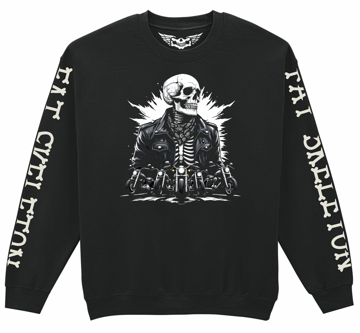 Fat Skeleton Brando Skeleton Sweatshirt | Fat Skeleton UK