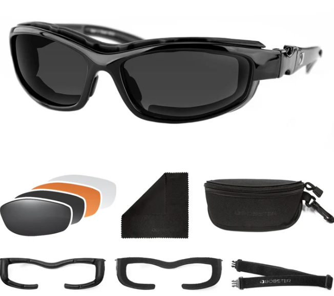 Bobster Road Hog 2 Multi Lens Riders Eyewear Kit | Fat Skeleton UK