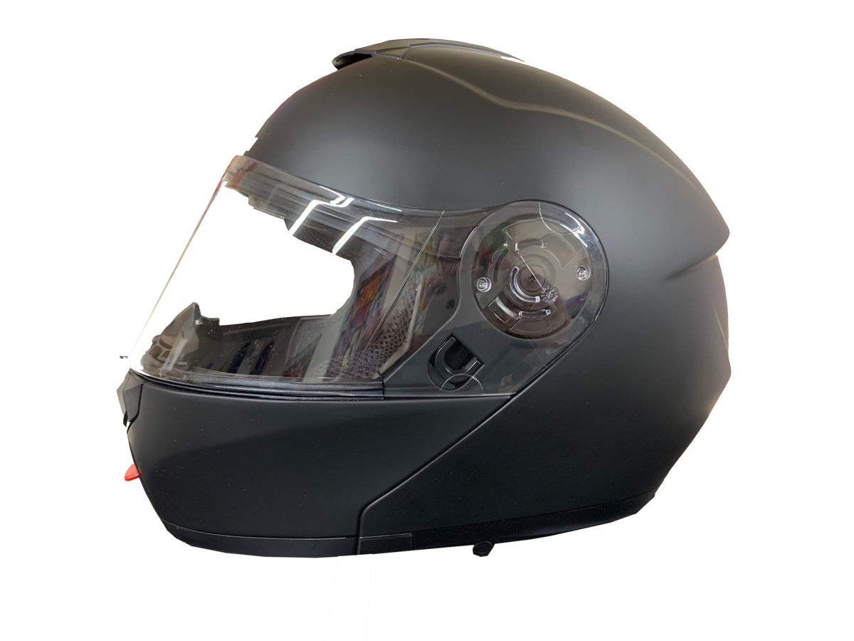 Stealth V159 Flip Front Helmet Matt Black | Fat Skeleton UK