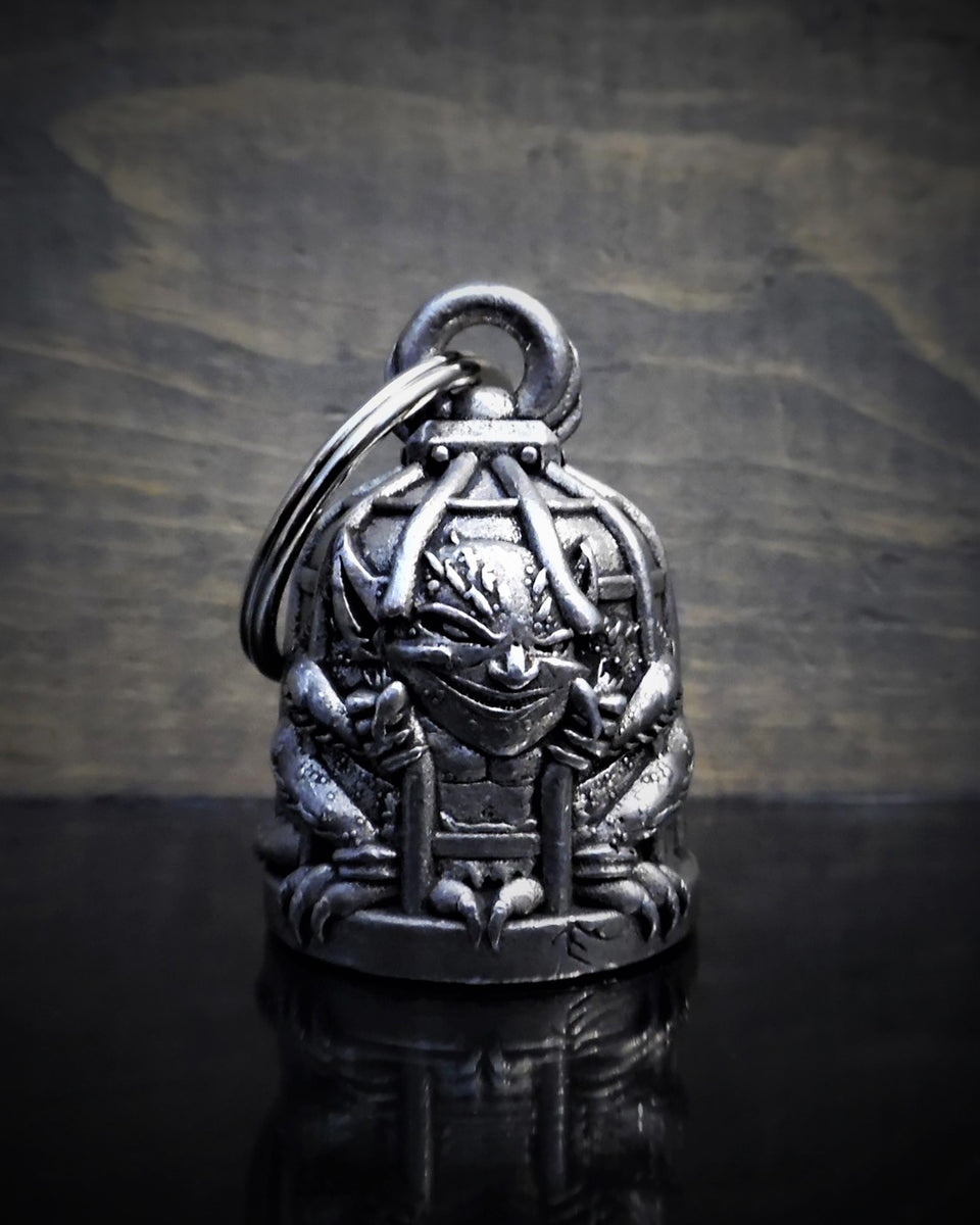 Gremlin in Cage Guardian Angel Bell– Fat Skeleton UK